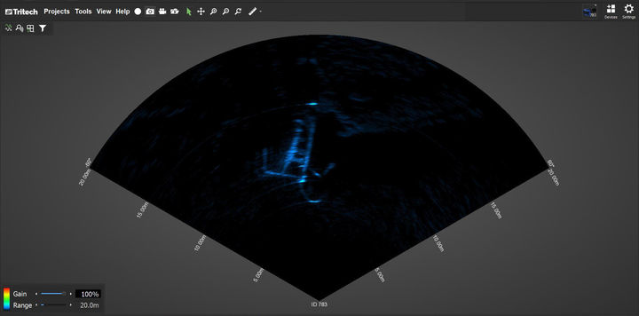 Multibeam Imaging Sonar Gemini 720is - Tritech