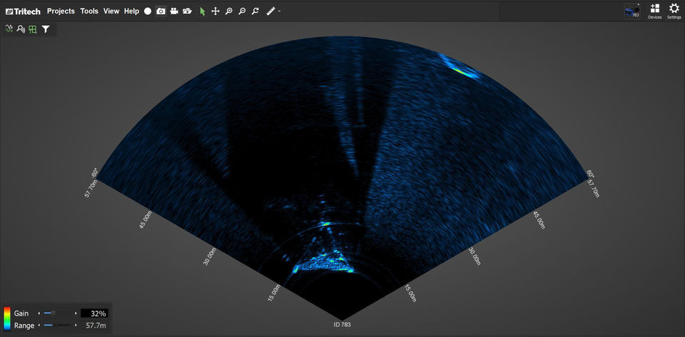 Multibeam Imaging Sonar Gemini 720is - Tritech